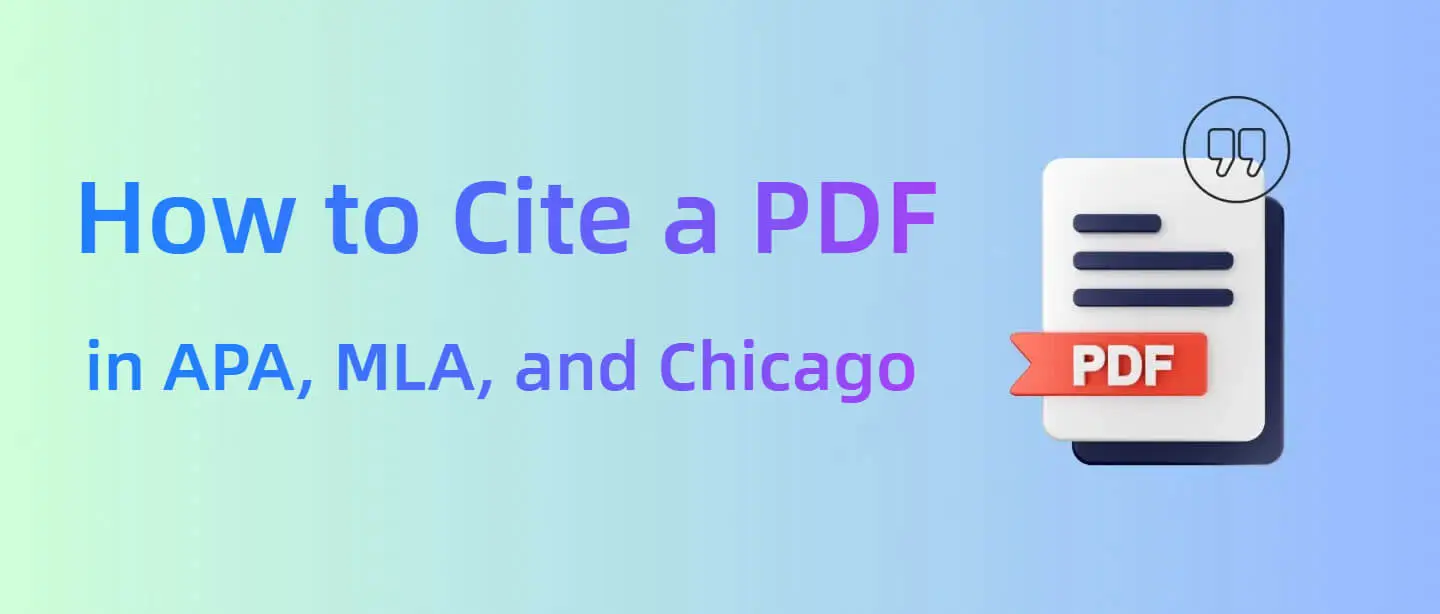 How to Cite a PDF in APA, MLA, and Chicago [Simple]