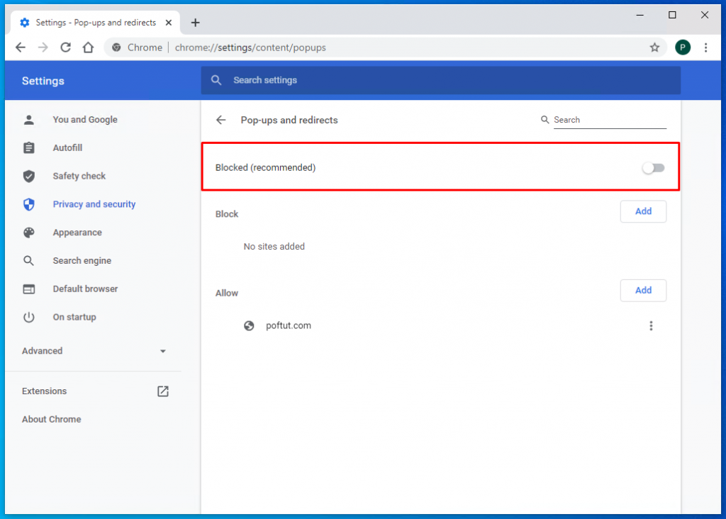 Nevel s Szen tus Lelkes Can I Disable Chrome Pop Ups From Just One